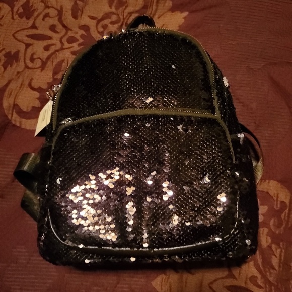 Bags | Sequin Mini Backpack | Poshmark